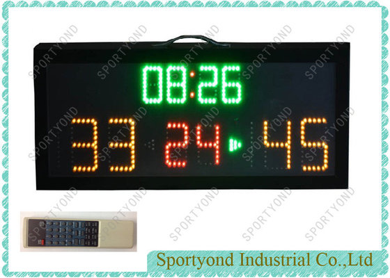 Outdoor Electronic Basketball Scoreboard With Wireless IR Controller , Waterproof IP65