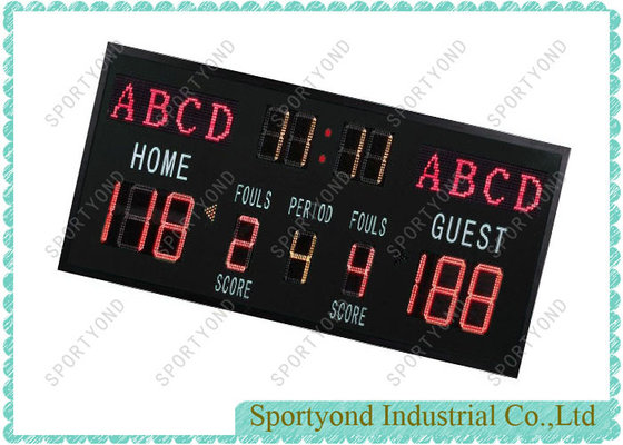 Electronic High School Basketball Scoreboard With Single Face Led Digital Display
