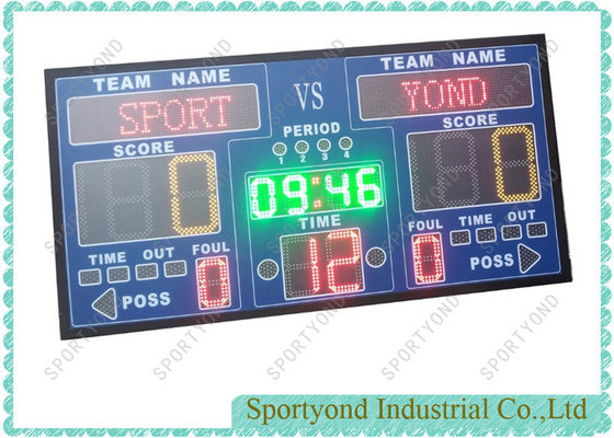 Super Bright LED Electronic Basketball Scoreboard And Shot Clock 50Hz / 60Hz