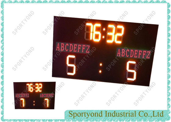 Waterproof Outdoor Led Electronic Football Scoreboard For Five-A-Side Futsal Match