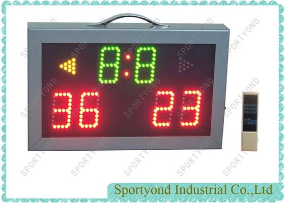High School Badminton / Table Tennis Electronic Scoreboard Portable , Aluminum Housing