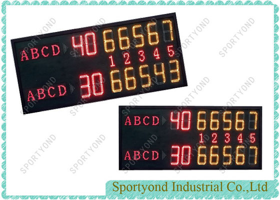 Led Digital High School Scoreboard For Tennis Game With 5 Sets Display Panel