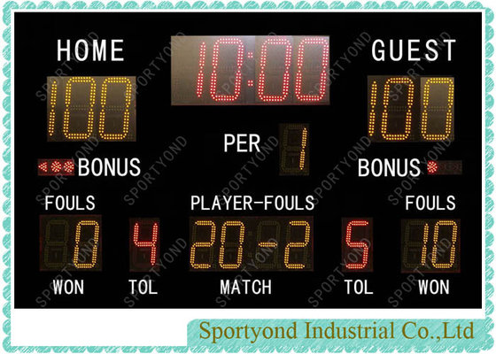 Wrestling / Karate Led Electronic Scoreboards , Multisport Scoreboard 2m x 1.2m