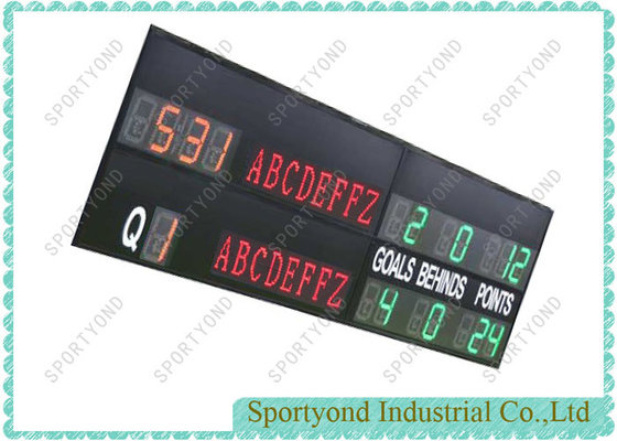 Led Electronic Portable Outdoor Scoreboards For Australian Football , Waterproof IP65