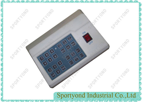 Red And Yellow College Sports Scoreboard For Soccer Match , Aluminum Housing