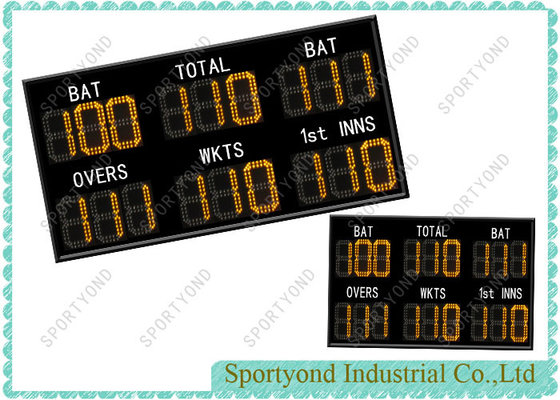 Outdoor Electronic Cricket Scoreboard With RF Remote Console , Cricket Score Board