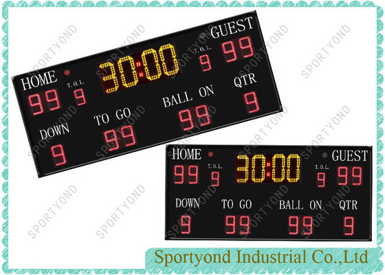 Aluminum Housing Led Electronic Scoreboard For USA Football 50Hz / 60Hz