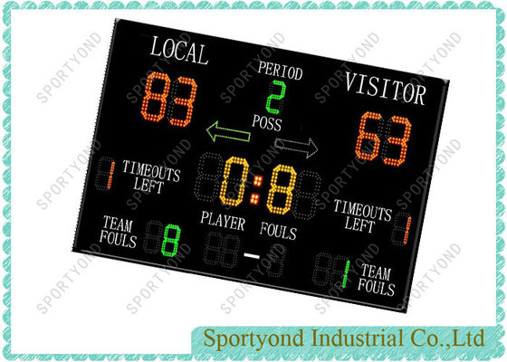 Multisport Stadium Electronic Basketball Scoreboard , Gymnasium Scoreboard