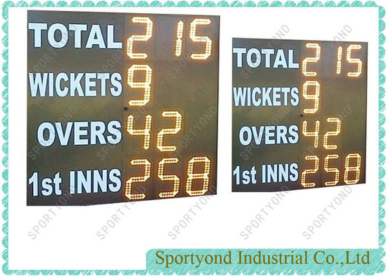 Wireless Remote Electronic Digital Cricket Scoreboard With Amber Led Display