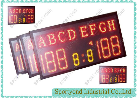 LED Digital Electronic Volleyball Scoreboard With Wireless Remote , Stadium Scoreboard