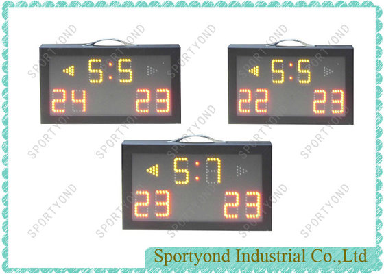 Portable Electronic Volleyball Scorecard , Single Face Led Digital Scoring Board