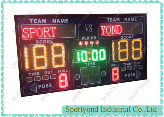 Multi Sport Led Electronic Scoreboards , Led Digital Gymnasium Scoreboard