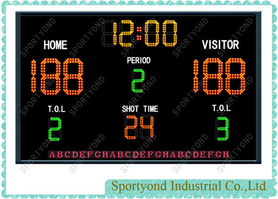 Portable LED Electronic Digital Basketball Scoreboard Timer For Basketball Club