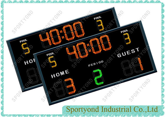 College Electronic Football Scoreboards , Wireless Futsal Scores Display Boards