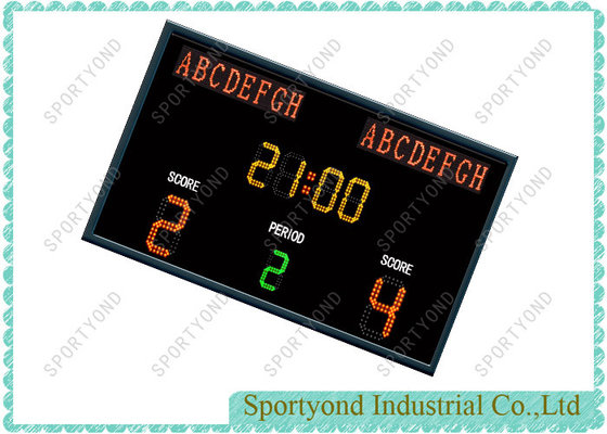 Red / Green / Yellow LED Electronic Football Scoreboard With Stadium Soccer Scoreboards