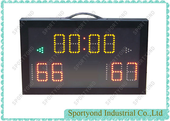 Futsal / Basketball Small Portable Electronic Scoreboard , Indoor Scores Display Board