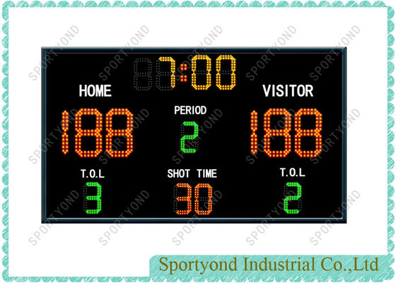 Aluminum Housing Led Electronic Scoreboard With Shot Clock Display For Water Polo