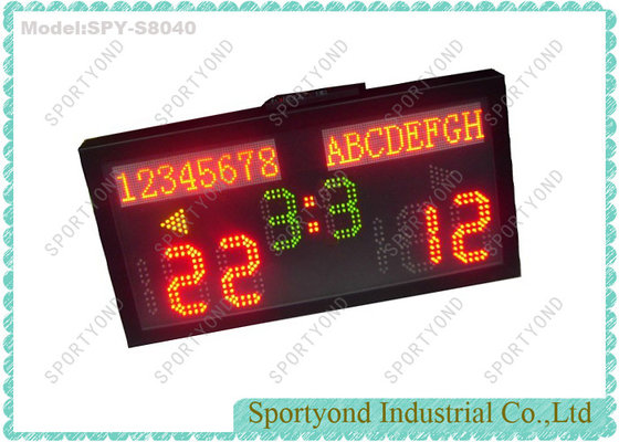 Indoor Electronic Volleyball Scoreboard Portable , LED Digital Badminton Score Sign