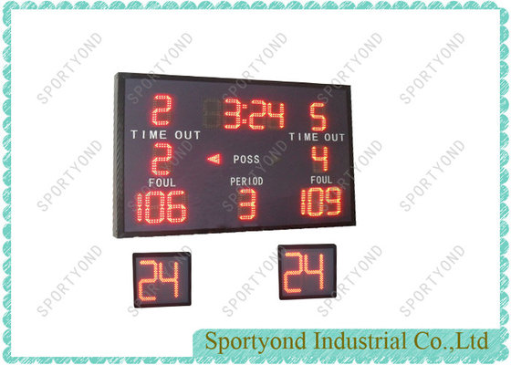Electronic High School Basketball Scoreboard With Shot Clock Counter Timing Display