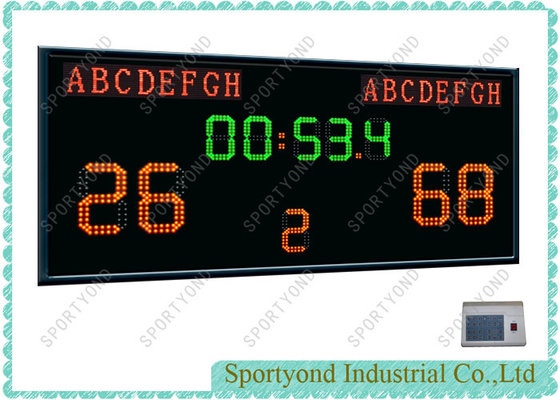 Digital Handball Scoreboard With Team Name , AC 100V AC 230V Power