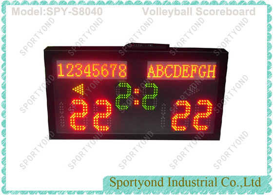 Wireless Indoor LED Electronic Volleyball Scoreboard Sports , Electronic Team Name