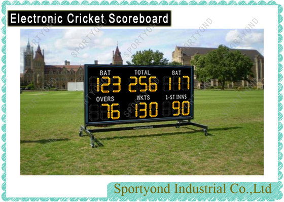 Aluminum Outdoor Electronic Cricket Scoreboard With Wireless Console Single-chip Control