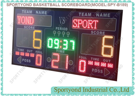 Australia Electronic Basketball Scoreboard , 240V Power Basketball Digital Scoreboard