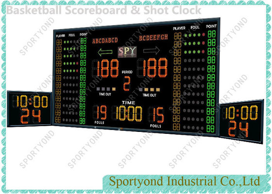 Individual Player Electronic Basketball Scoreboard , Portable Basketball Shot Clocks
