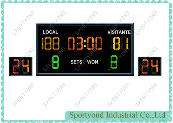 Digits Display Electronic Basketball Scoreboard And 24 Seconds Stop Clock