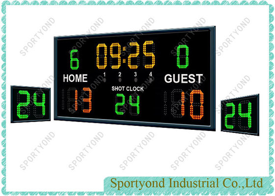 Aluminum Housing Green LED Electronic Scoreboard Basketball Scorekeeper