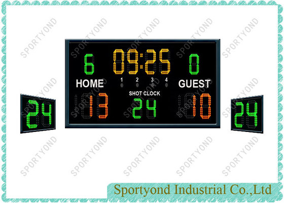 Aluminum Housing Green LED Electronic Scoreboard Basketball Scorekeeper