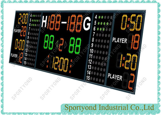 Ultra Bright Electronic Scoring Board In Basketball / Handball And Hockey Game