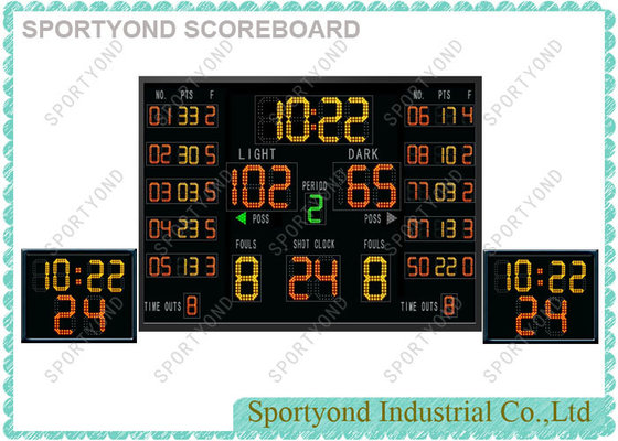 Play Timer Electronic Basketball Scoreboard , Wireless Basketball Shot Clocks