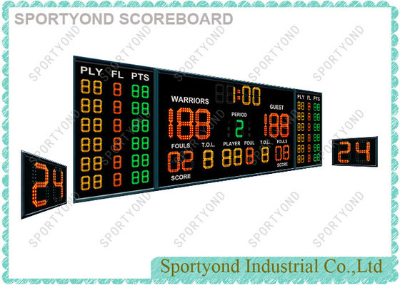 Magnetic Indoor Game Electronic Basketball Scoreboard And 1 Pair of Shot Clocks