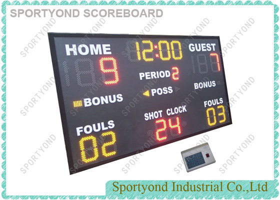 Indoor Wide Voltage Stadium Led Electronic Scoreboard For Basketball / Football