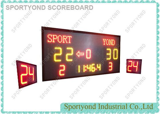 Seven Segment Electronic Score Timer And Clock In Basketball 24 Seconds