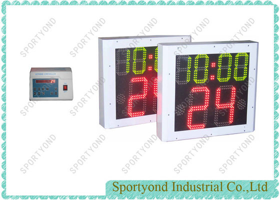 Doppeltes versah College-Basketball-Schuss-Uhr-Timer, hohe Helligkeit LED mit Seiten
