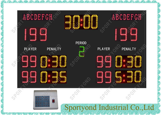 Drahtlose Handball-Anzeigetafel hoher Brigtness Wechselstrom 100V - 240V 50Hz/60Hz