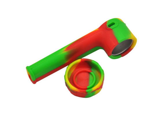 Creative Design Silicone Smoking Tobacco Pipe , 4 Inch Water Hand Pipe