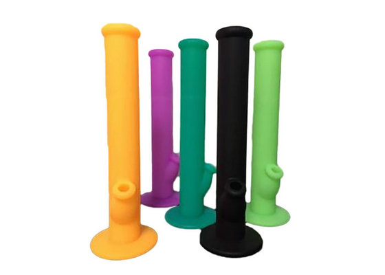 Straight Shot Silicone Nectar Collector Beautiful Mix Color With Glass Bowl