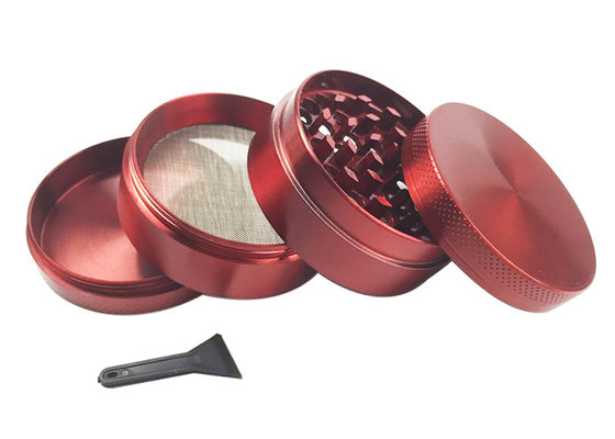 Grinders Herb Metal Ginder , 55 Mm 4 Layer Tobacco Grinder For Smoking