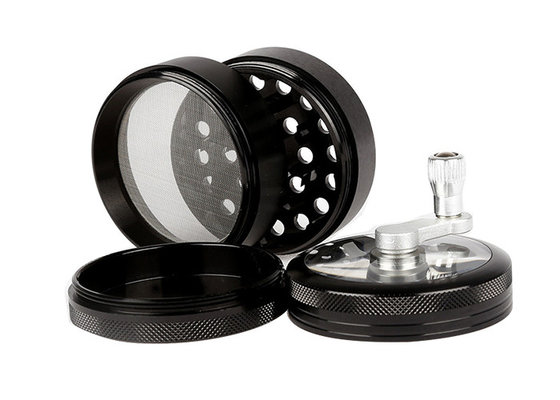 Tiny Size 4 Piece Electronic Herb Grinder , Spice Folding Handy Mill Weed Grinder