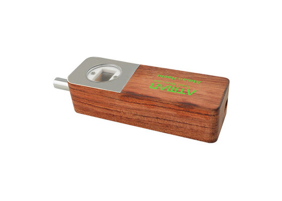 Handheld Atman Hachi Wooden Dry Herb Vaporizer With Replaceable Heating Mesh