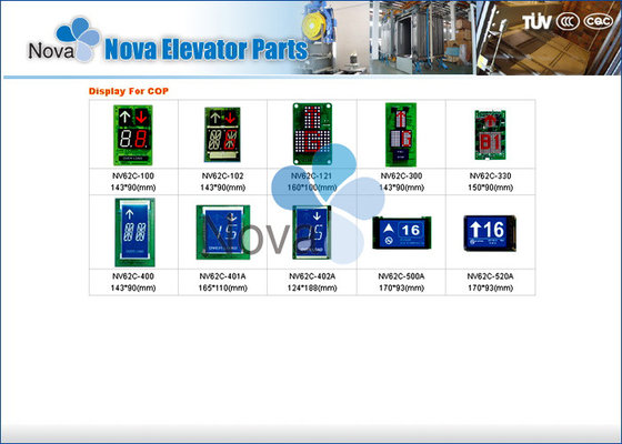 Intelligentized Elevator Control System , Lift COP LOP HOP Display Module