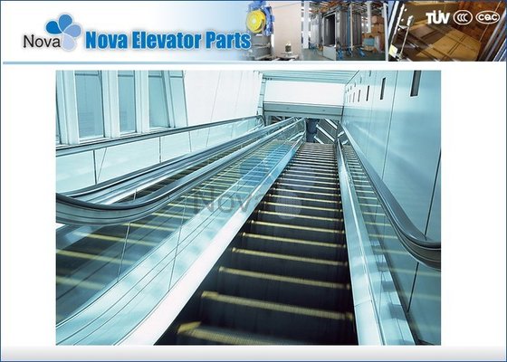 30 Degree Automatic Escalator , 600mm Step Width Moving Walks