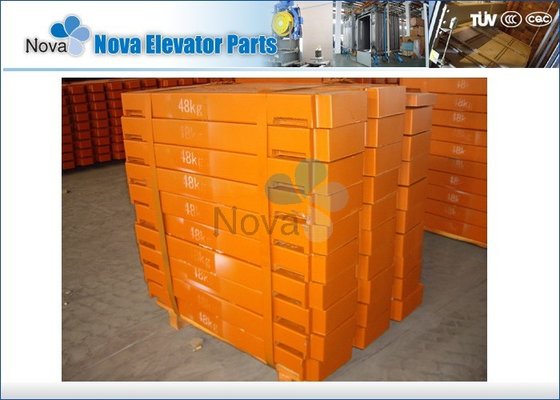 Customization Elevator Compound Counterweight Block with 52KG Loading Weight