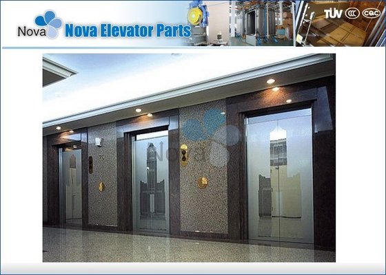 800KG Glearless Passenger Elevators , Low Noise Automatic Hotel Elevator