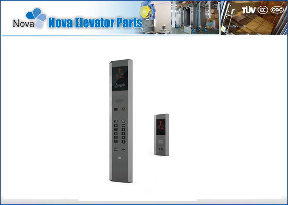 Aluminum / Plastic Elevators Parts , Barrier-Free Elevator COP / LOP