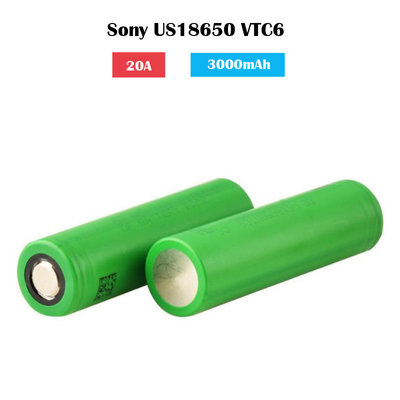 Authentic Grade-A Battery cell 18650 Li-ion US18650VTC6 3000mAh 3.7v Sony