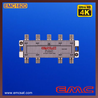 2 -2600 MHz SMATV 8 WAY SPLITTER with good signal transmission